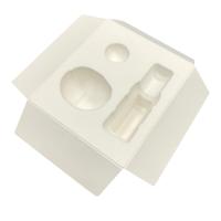 China Disposable Biodegradable Eco friendly Custom Skin Care Products Pulp Molded Package Product Sugarcane Paper Pulp Tray for sale