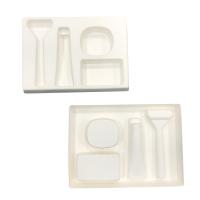 China Disposable Biodegradable Eco friendly Custom Pulp Molded Package Razor Product Sugarcane Paper Pulp Tray for sale