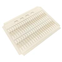China Natural White Sugarcane Bagasse Packaging , Chocolate Biodegradable Paper Tray for sale