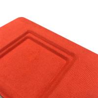 China Eco Friendly Paper Pulp Packaging Biodegradable Molded Fiber Tray Colorful for sale