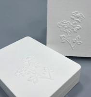 China Recycled paper Wet Press Box Molded Pulp Packaging White Box for sale