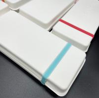 China Recycled Paper Box Molded Pulp White Box Packaging Wet Press for sale