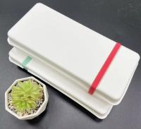 China Recycled Paper Box Molded Pulp White Box Packaging Wet Press for sale