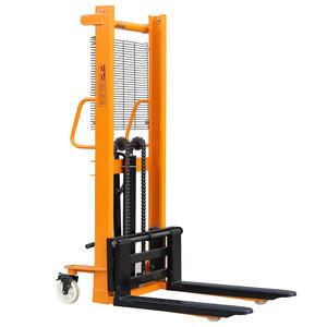 China 850mm Walking Pallet Leg Electric Stacker  Transport Vehicle For Workshop for sale