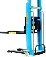 China 1000kg Portable Semi Electric Forklift Multifunctional Trucks Automatic Transfer for sale
