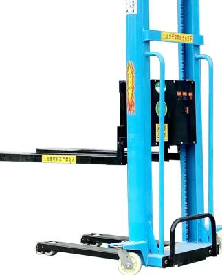 China 1000kg Portable Semi Electric Forklift Multifunctional Trucks Automatic Transfer for sale