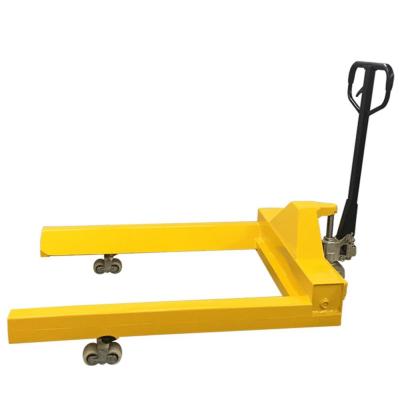 China 2000 kg 2 tons easy use  Manual Hand Pallet Roll Truck for Printing and Publishing industry for sale