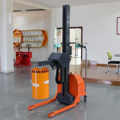 China 500kg 16m Semi-Electric Pneumatic Roll Turner Stacker With Electric Lifting And Rotation for sale