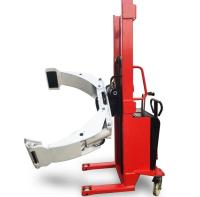 China 350kg 2 Meters Semi Electric Roll Stacker With Clamp With 2 Mast For Roll Handling for sale