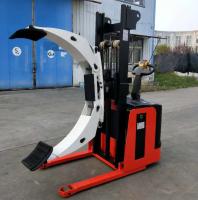 China Design 1102lb 2204lb 3306lb Full Electric Roll Stacker With Leg Paper Drum Stacker For Roll Handling for sale