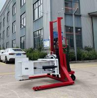 China 500kg 1.6m Durable Materials User-Friendly Operation Paper Roll Semi Electric Stacker for sale