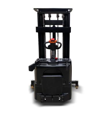 China 1m 2m 3m 4m 4.5m Electric Stacker Pallet Stacke Small Space Use Fork Lift 2000kg for sale