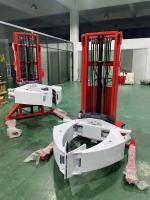 China Semi Electric Paper Roll Stacker With 1.6m Lifting Height 500kg Load Capacity For Heavy Reel Handling for sale