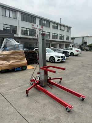 China Manual Telescopic Aluminum Lift Ndash Lightweight Durable Elevation Tool For Temporary Workstations for sale