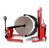 China Custom Roll Handling Solutions Electric Semi Electric Stackers For Paper And Packaging Industries for sale