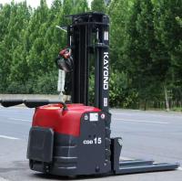 China Customized Full Electric Dual Lift Stacker 2 Ton Load 3 Meter Height for Safe Pallet Handling for sale
