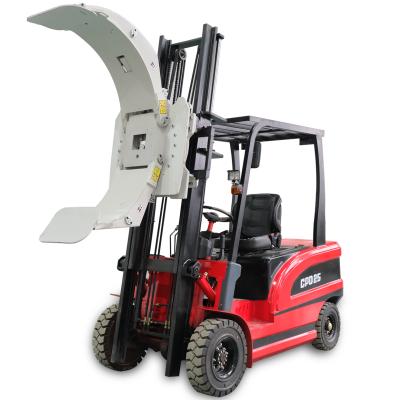 China Electric Forklift Equipped with Hydraulic Clamp – Quiet Operation, Low Maintenance, Ideal for Warehouse, Logistics & Recycling for sale