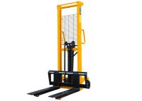 China 550mm 1 Stage Mast 2.5m Manual Hydraulic Pallet Lifter Truck for sale