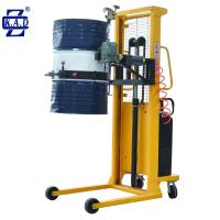 China 500kg 1500mm Fiber Pneumatic 44 Gallon Hydraulic Drum Lifter for sale