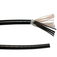 China 24AWG Multi Cores TPE Insulated Sheath Flexible Electrical Black Cable for sale