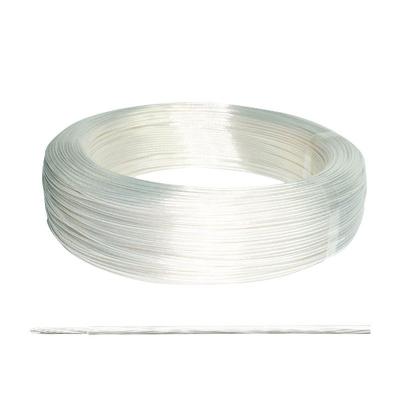 China Silver Plated High Temp Wire Transparent Color 12 14 16 18 Gauge for sale
