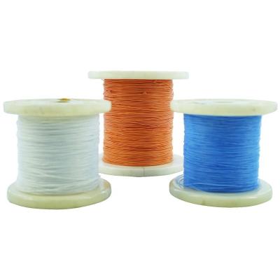 China Ultra Thin PTFE Hook Up Wire with Wide Temperature Range (-60℃ to +250℃) and Rated Voltage AC 220V or Lower for sale