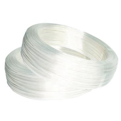 China Transparent Tinned Copper FEP Insulated Wire with 0.3 mm 0.5 mm 1.2 mm Stranded Conductor for High Temperature Applications for sale