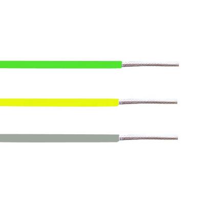 China Oil Resistant Strong Acid Alkali Resistant 18 AWG Tinned Stranded Copper FEP Hook Up Wire for sale
