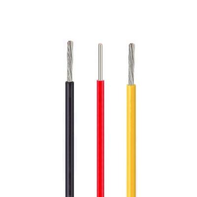 China 14-20 AWG Tinned Copper Wire with Radiation Resistance and 600V Rated Voltage ETFE Insulated Tefzel Wire for sale