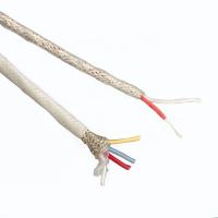 China 4 Cores Fluoroplastic Shielded Cable Silver Plated Braided FEP PFA PTFE Insulated Wire for sale