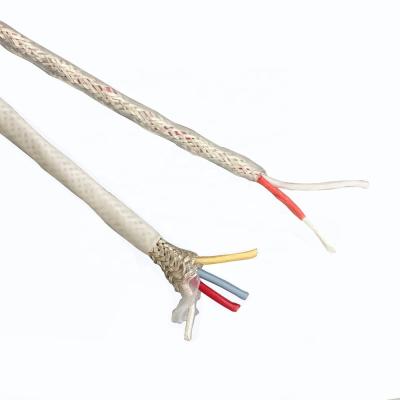 China 4 Cores Fluoroplastic Shielded Cable Silver Plated Braided FEP PFA PTFE Insulated Wire for sale