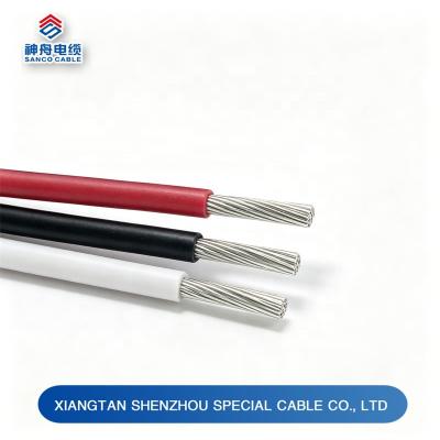 China 22 Gauge Single Core Stranded Tinned Copper ETFE Lead Wire for sale