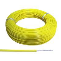 China 22AWG ETFE Insulated Wire 150C Heat Resistant Yellow Color for sale