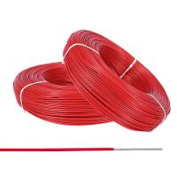 China Red AC 600V High Temp Lead Wire Stranded 30 AWG Insulated Wire for sale