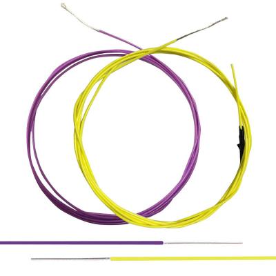 China High Temp Resistance 24 Awg high temperature Wire Silver Plated Stranded Copper Wire FEP Insulated for sale
