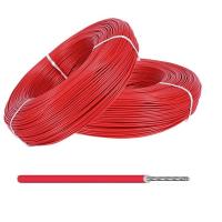 China 26 AWG PFA Insulated Wires High Temperature Hook Up Wire Red for sale