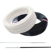 China Heat Proof PFA Insulated Wires Silver Plated Copper Wires White Black for sale