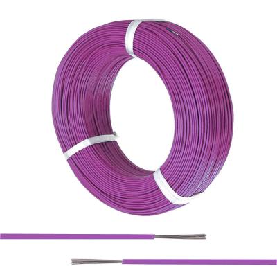 China ETFE Tinned Copper 24 Gauge Solid Core Wire Heat Resistance for sale