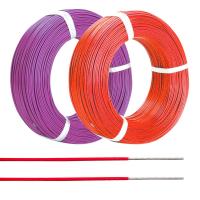 China Stranded high temperature Coated PTFE Insulated Wires 18 20 22 AWG For Outdoor Lighting for sale