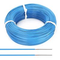 China Blue Color PFA Insulated Wires16 18 14 Gauge Solid Core Wire High Temp Wire for sale