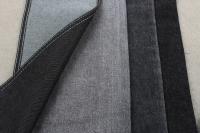 China Heavy Dark Blue Recycle Denim Fabric Stretchable Jeans Cloth for sale