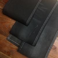 China Tencle Cotton Material Denim Fabric Jeans Black Color 9oz for sale