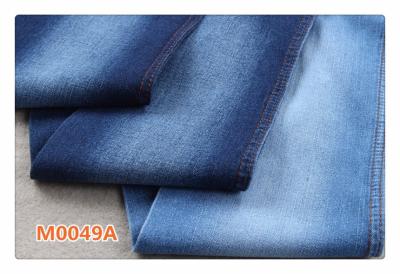 China Indigo Blue Cotton Elastane Jeans Denim Fabric 9.2 oz for sale
