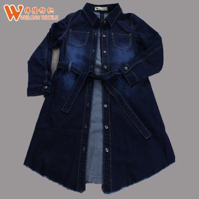 China 8.5 Oz Floral Printed Cotton Stretch Denim Fabric Colourful Blue+Dark Blue+Blue for sale