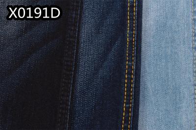 China Sanforizing Denim Fabric Rolls Of Fabric Dyed Denim 10 Oz Dual Core 2% Spandex for sale