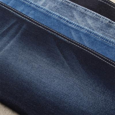 China Dual Cord 424gsm 12.5oz Cotton Polyester Denim Fabric For Uniform for sale