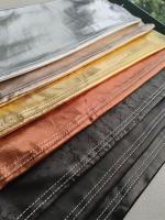 China Coating Pu Denim Fabric For Women Jeans Jacket Silver Color Gold Blue Pink Color Custom Made In China for sale