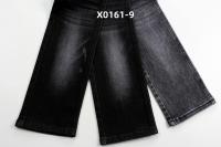 China 10.5 Oz Black  High Stretch Warp Slub  Denim Fabric For  Jeans for sale