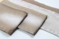 China Colorful Light Weight Stretch Denim Fabric In Khaki for sale