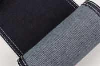 China Dark Blue High Spandex Cotton Polyester Stretch Denim Jeans Fabric for sale